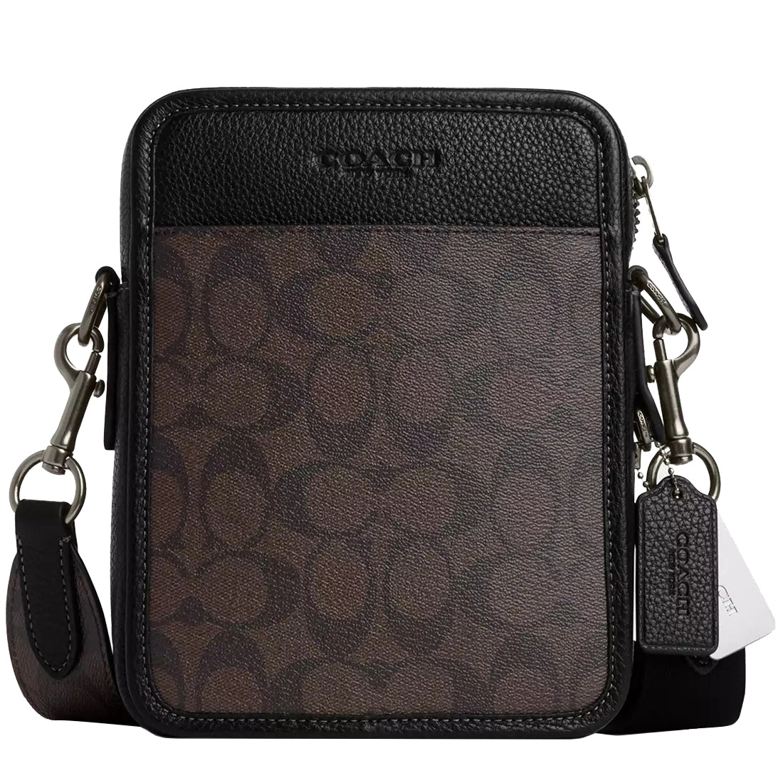 Buy Coach Sullivan Crossbody Bag in Signature Canvas in Mahogany/ Black ...