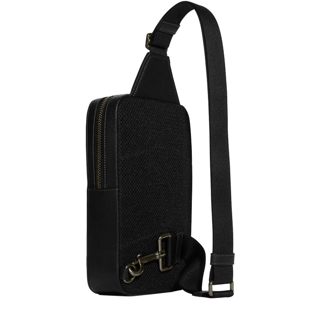 Buy Coach Sullivan Pack Bag In Signature Canvas in Charcoal/ Black ...