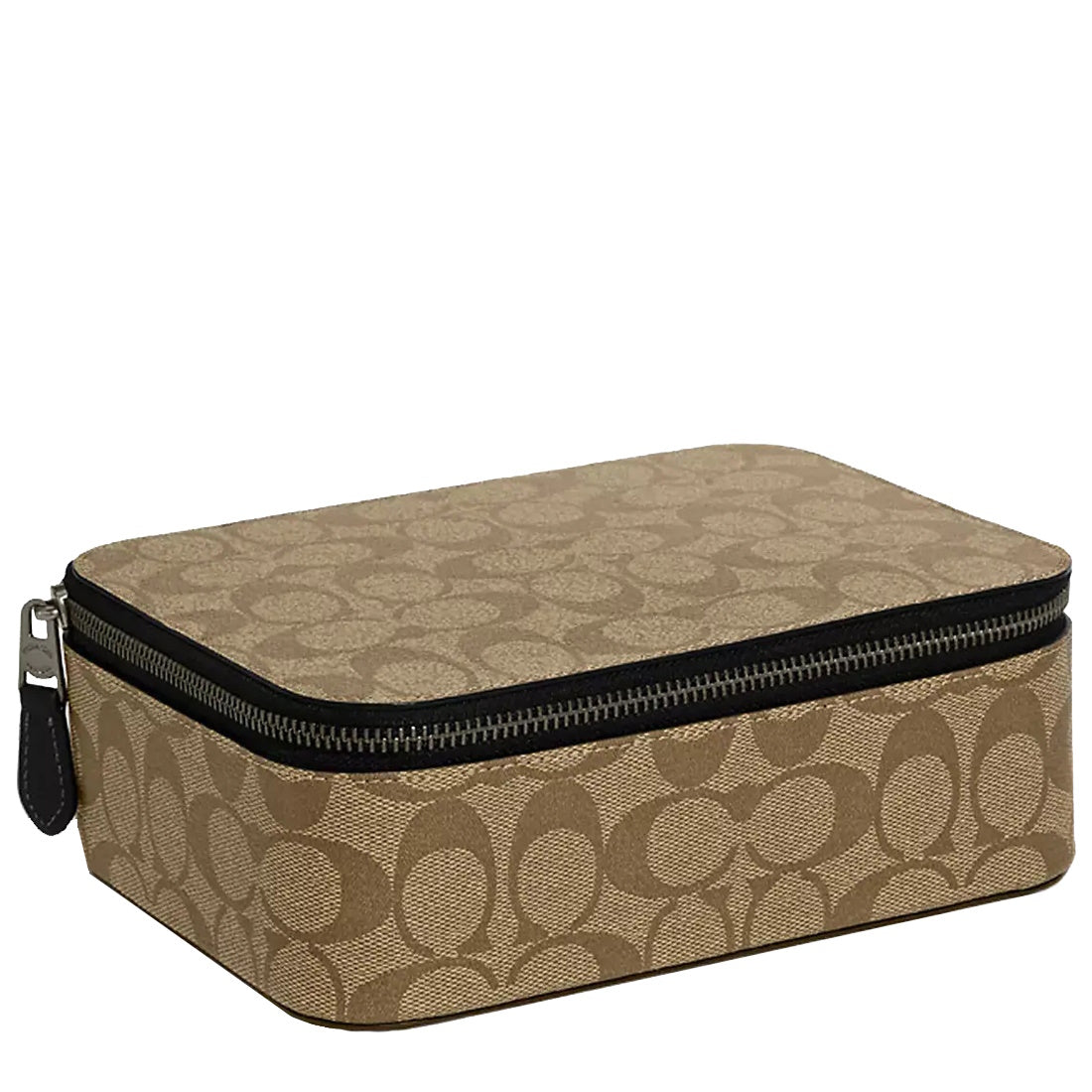 Buy Coach Tech Organizer In Colorblock Signature Canvas in Khaki/ Black ...