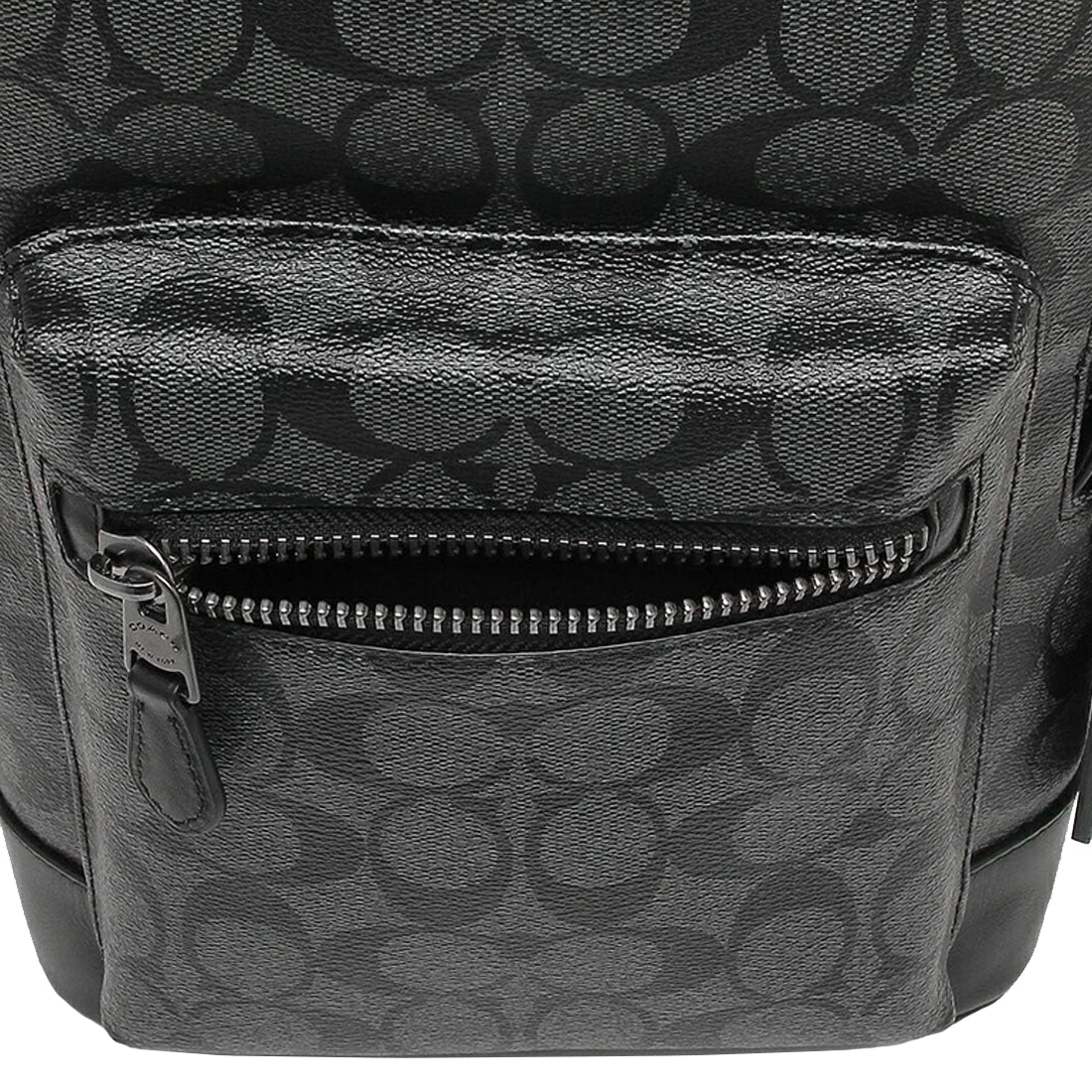 Buy Coach West Pack Bag In Signature Canvas In Charcoal Black 2853 ...