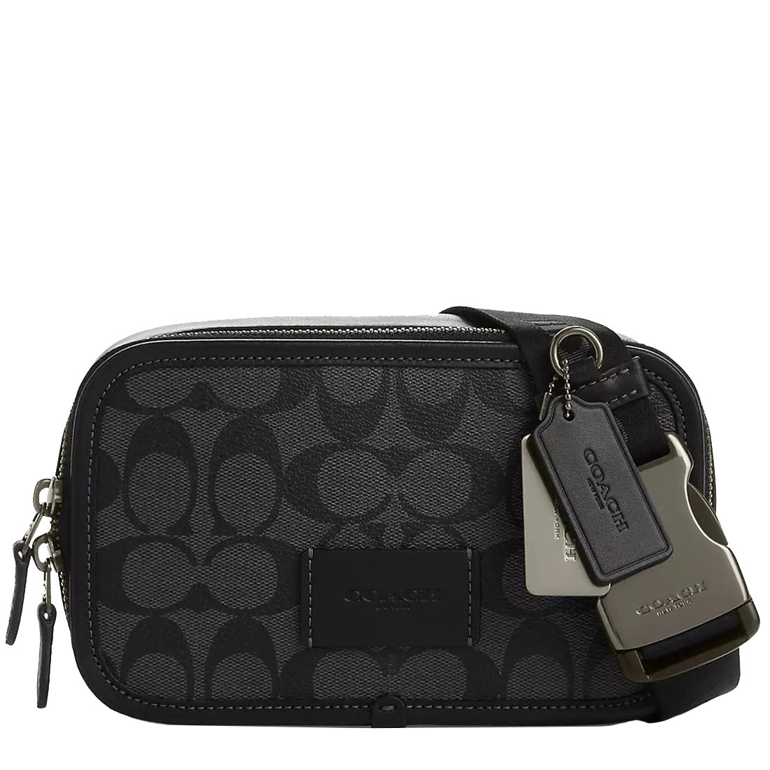 Buy Coach Wyatt Belt Bag In Signature Canvas in Charcoal/ Black CM106 ...