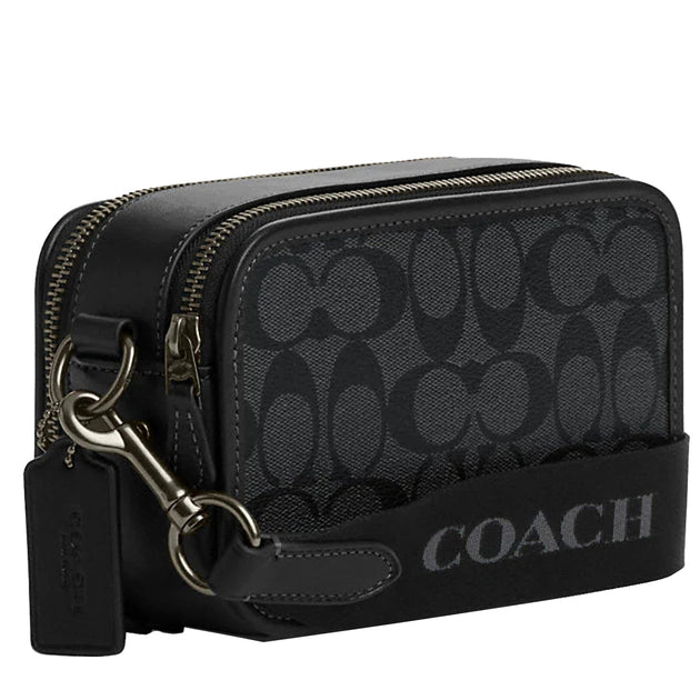 Buy Coach Wyatt Crossbody Bag In Signature Canvas In Charcoal/Black ...