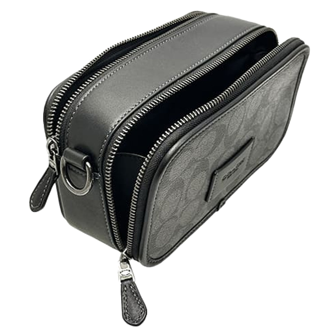 Buy Coach Wyatt Crossbody Bag In Signature Canvas In Charcoal/Black ...