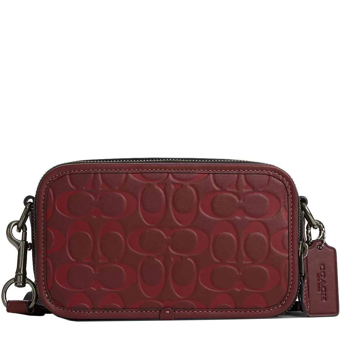 Buy Coach Wyatt Crossbody Bag In Signature Leather in Wine Multi CM153 ...