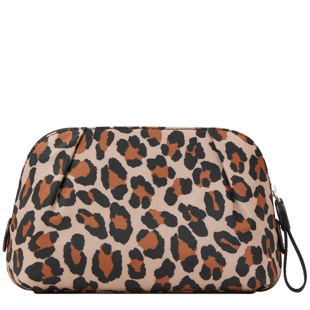 Buy Kate Spade Chelsea Spotted Leopard Cosmetic Bag in Brown Multi ...