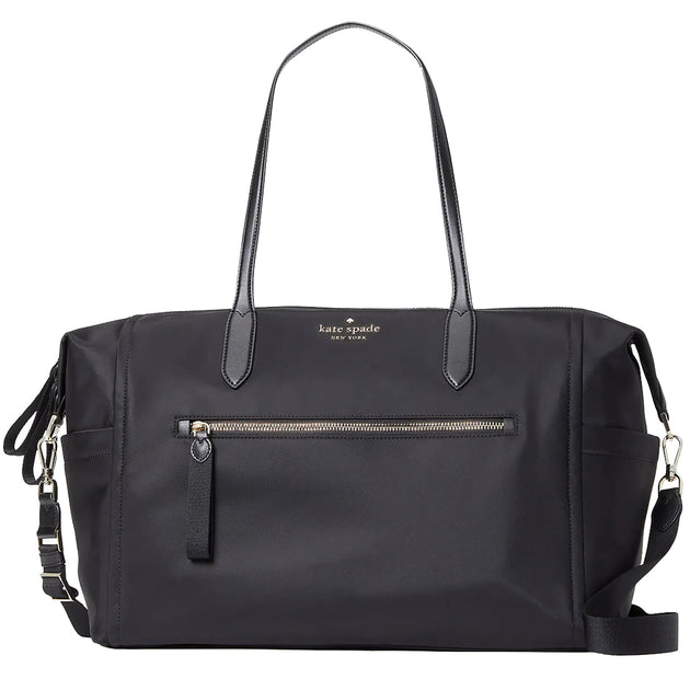 Kate Spade Chelsea Nylon Weekender Bag in Black wkr00573 – PinkOrchard.com