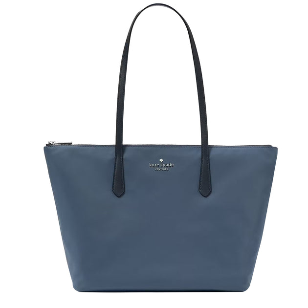 Buy Kate Spade Kitt Nylon Medium Tote Bag in Bluestone Multi KG460 ...
