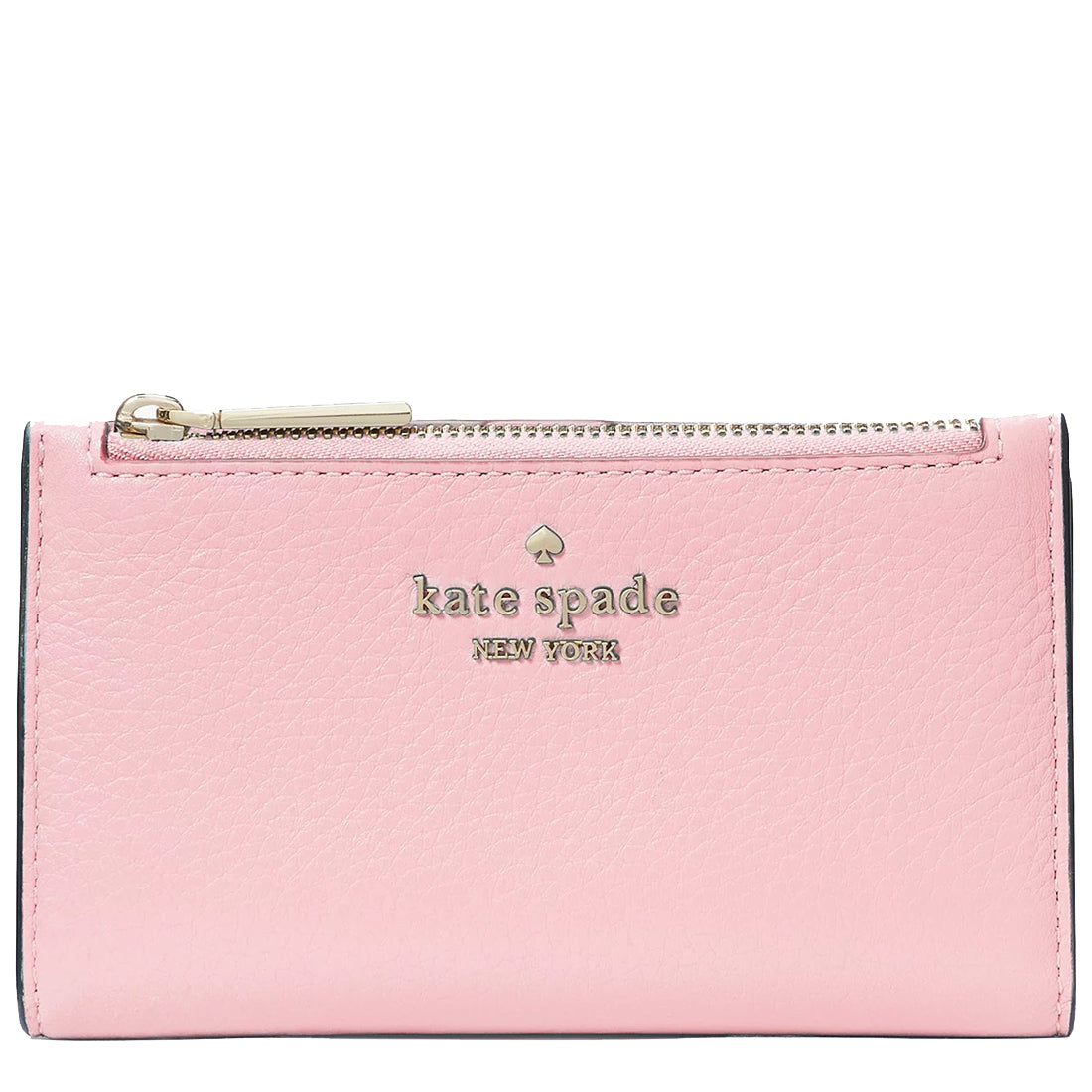 Buy Kate Spade Leila Small Slim Bifold Wallet in Bright Carnation ...