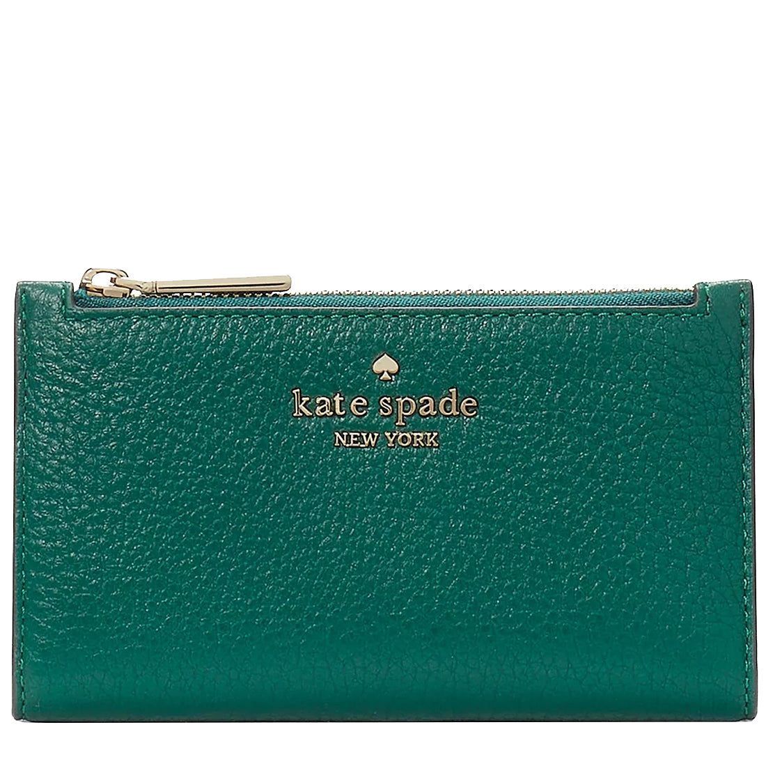 Buy Kate Spade Leila Small Slim Bifold Wallet in Deep Jade wlr00395 ...