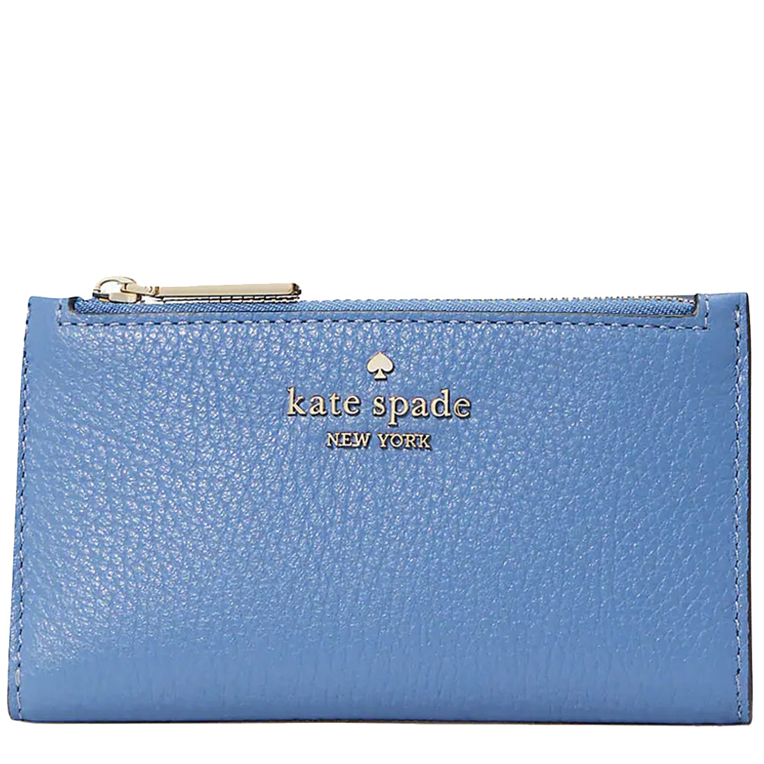 Kate Spade Leila Small Slim Bifold Wallet in Fresh Blueberry wlr00395 ...