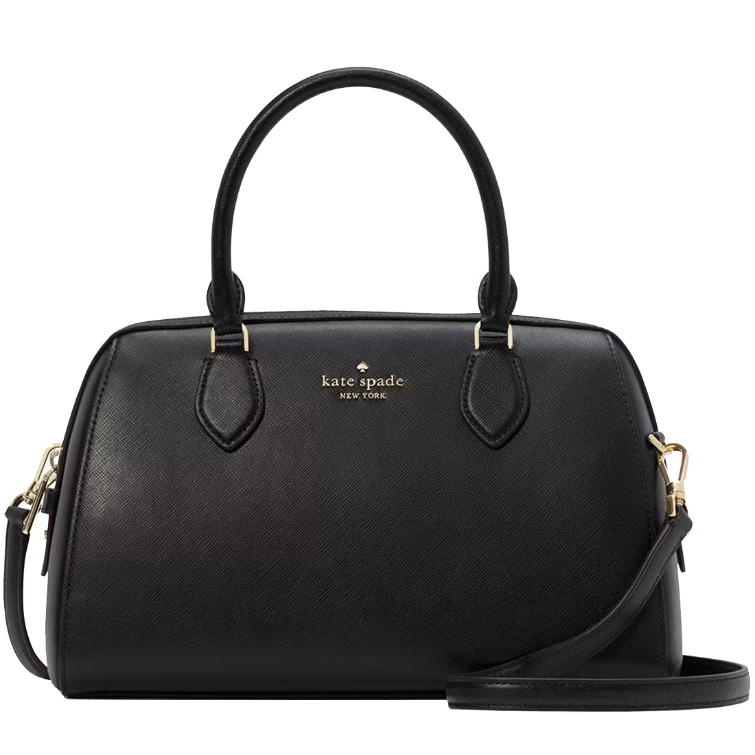 Buy Kate Spade Madison Large Dolly Duffle Crossbody Bag in Black KI830 ...