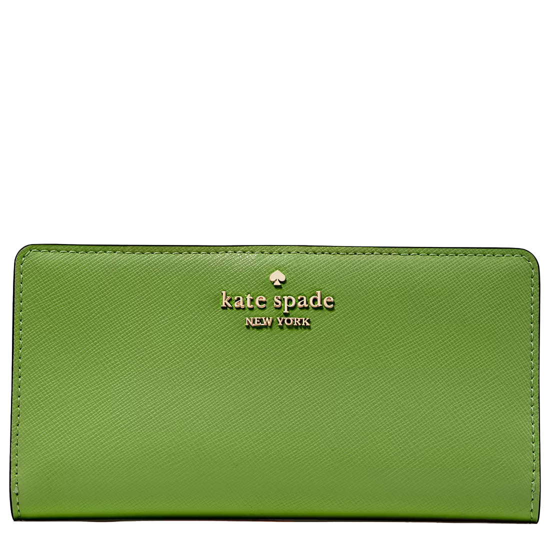 Buy Kate Spade Madison Large Slim Bifold Wallet in Turtle Green KC579 ...