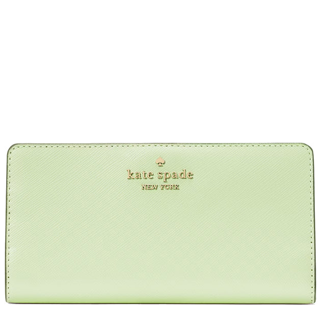Buy Kate Spade Madison Large Slim Wallet in Matcha Latte KI366 Online ...