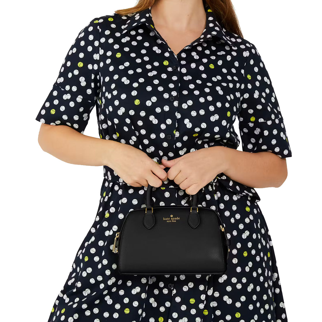 Buy Kate Spade Madison Saffiano Leather Duffle Crossbody Bag KF493 ...