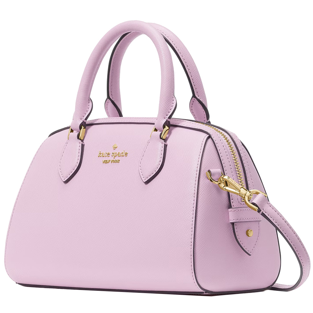 Buy Kate Spade Madison Saffiano Leather Duffle Crossbody Bag in Berry ...