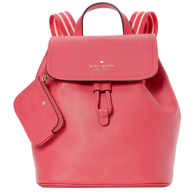 Kate Spade Rosie Medium Flap Backpack Bag in Pink Peppercorn kb714 ...