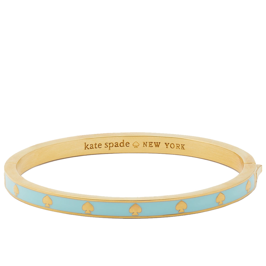 Buy Kate Spade Spot The Spade Enamel Hinged Bangle Bracelet in Perfect ...