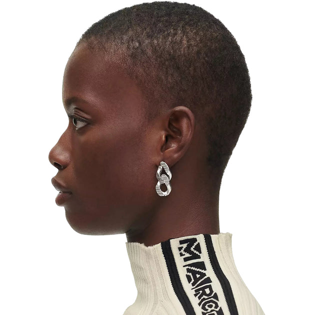 Buy Marc Jacobs The Monogram Chain Link Earrings in Light Antique ...