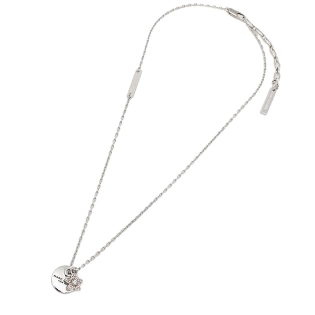Buy Marc Jacobs MJ Coin Flower Pendant Necklace in Silver M0012398 ...