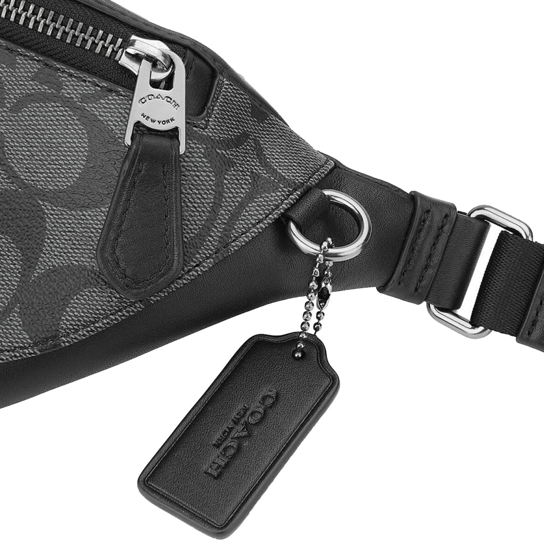 Buy Coach Warren Mini Belt Bag In Signature Canvas in Charcoal CJ707 ...