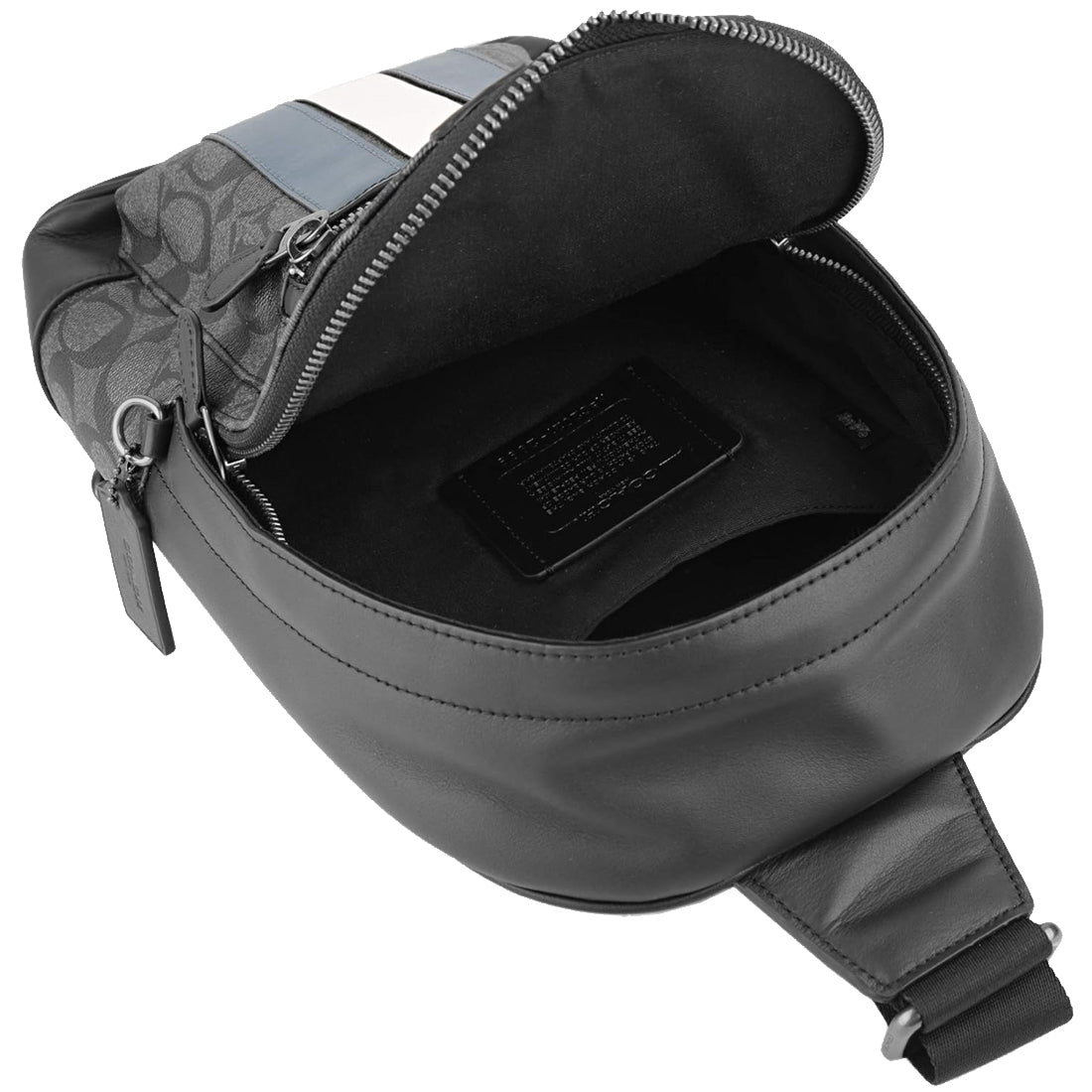 Buy Coach West Pack Bag In Signature Canvas With Varsity Stripe in ...