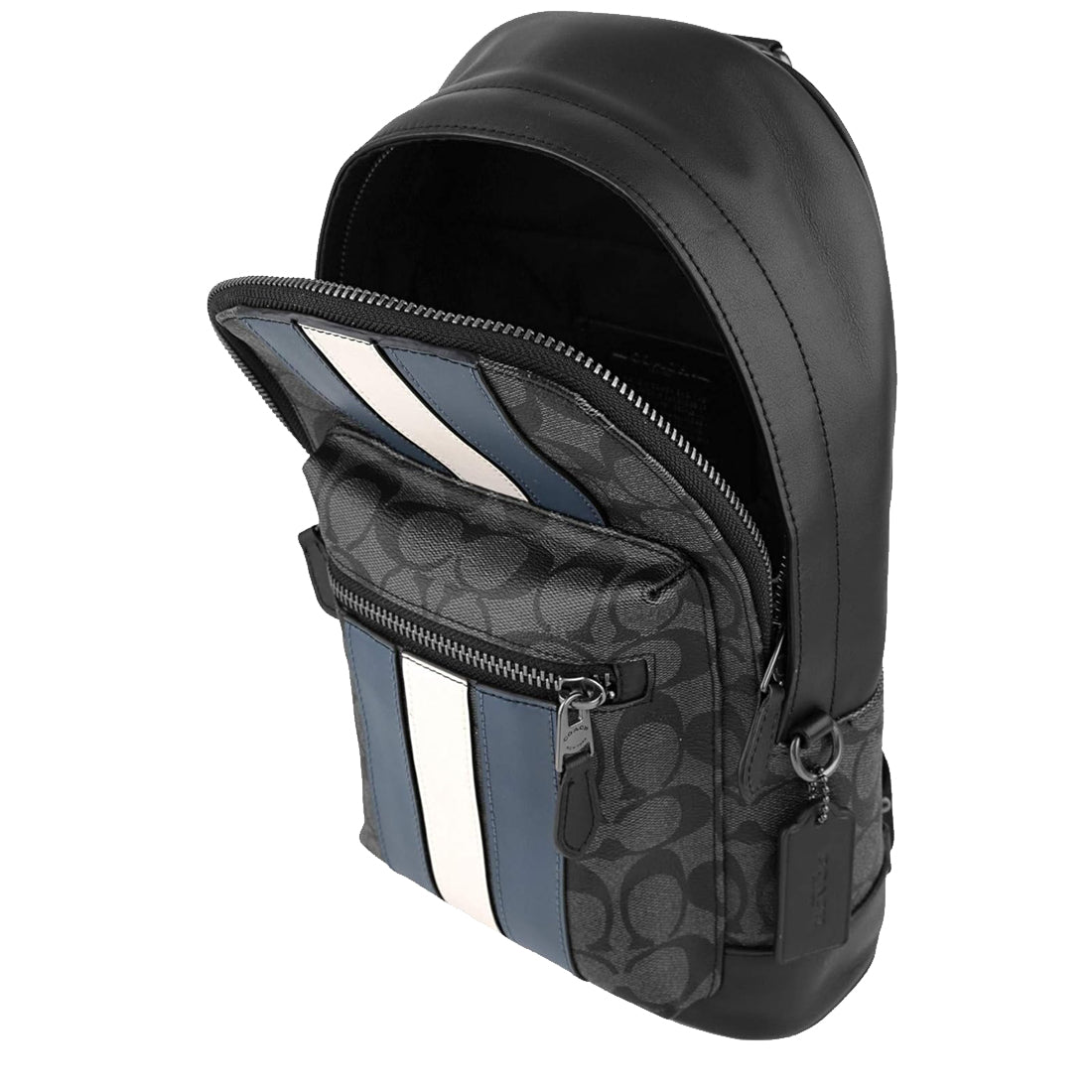 Buy Coach West Pack Bag In Signature Canvas With Varsity Stripe in ...