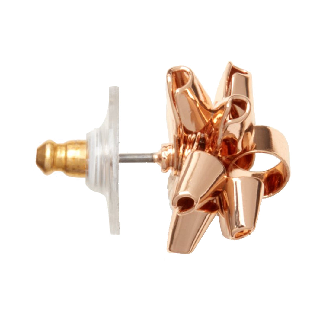 Kate Spade Bourgeois Bow Studs Earrings in Rose Gold o0ru1676 PinkOrchard