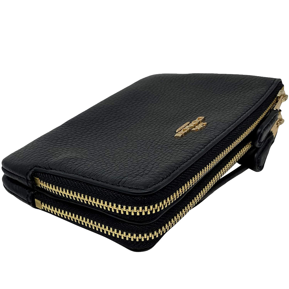 Coach Double Corner Zip Wristlet in Black 6649 – PinkOrchard.com