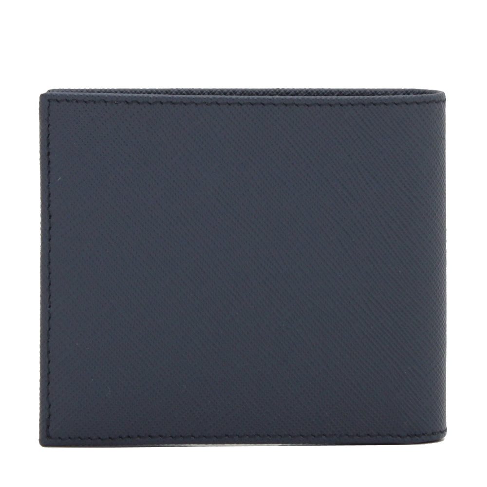 Prada 2M0738 Men Saffiano Leather Bifold Wallet with Coin Pouch ...