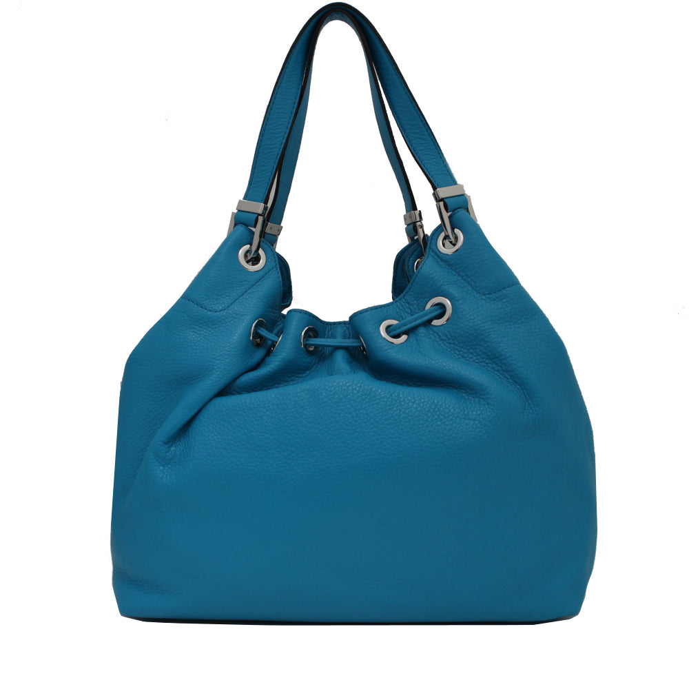 Michael Kors Camden Leather Large Drawstring Shoulder Bag PinkOrchard