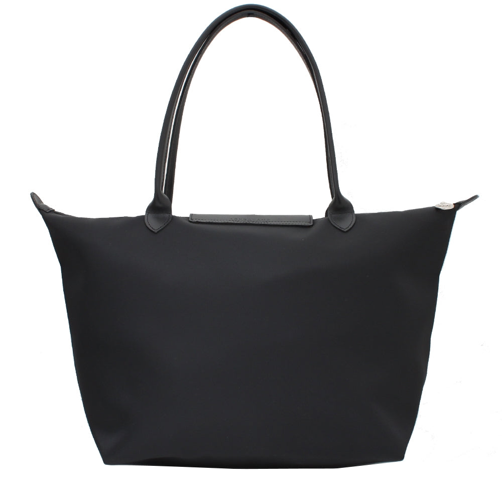 Longchamp 1899002 Planetes Large Shoulder Tote Bag- Black – PinkOrchard.com
