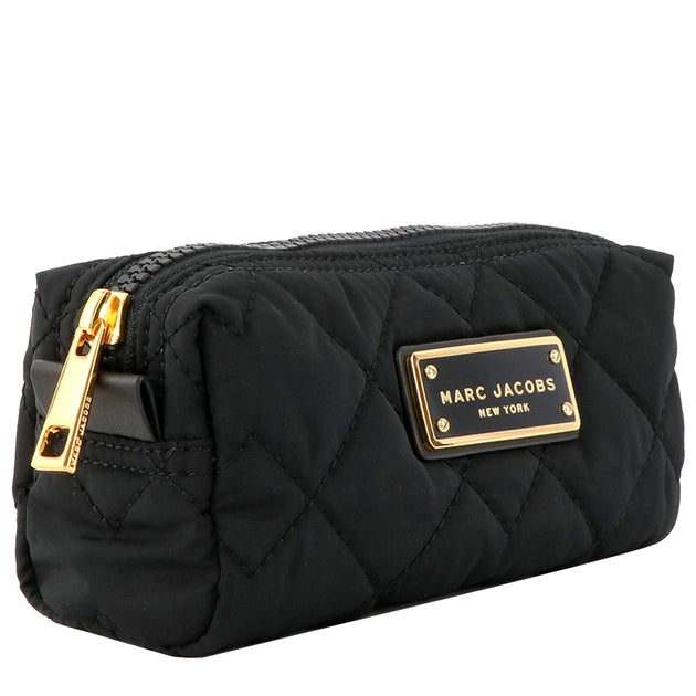 Marc Jacobs Quilted Nylon Cosmetic Pencil Case in Black M0011327 ...
