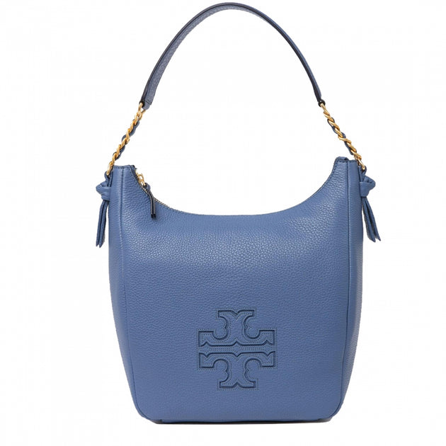 Tory Burch Harper Zip Hobo Bag in Wallis Blue – PinkOrchard.com