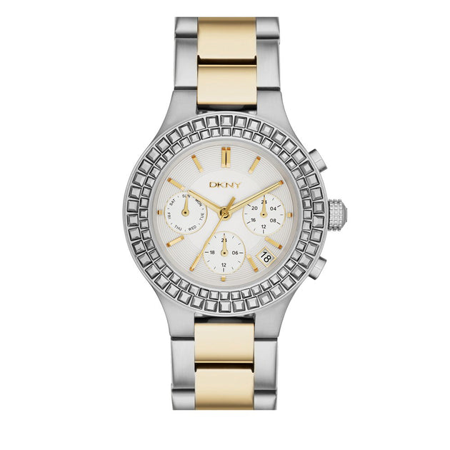 DKNY Watch NY2260- Chambers Dual Tone Stainless Steel Chronograph ...