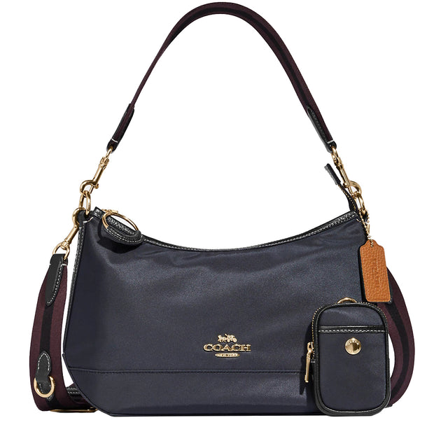 Coach Ellis Shoulder Bag in Black Multi CA205 – PinkOrchard.com