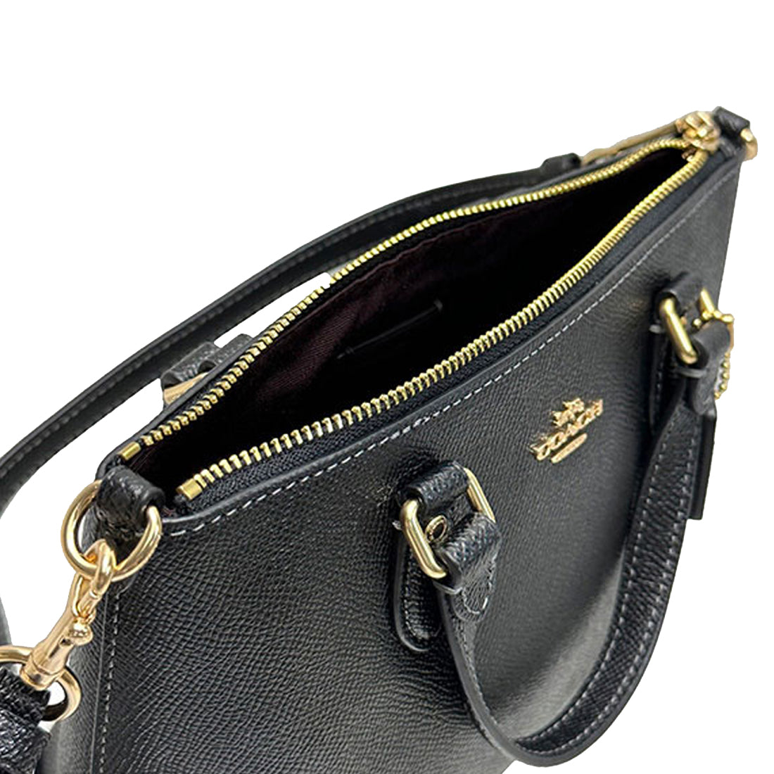 Coach Mini Gallery Crossbody Bag in Black CH198 – PinkOrchard.com