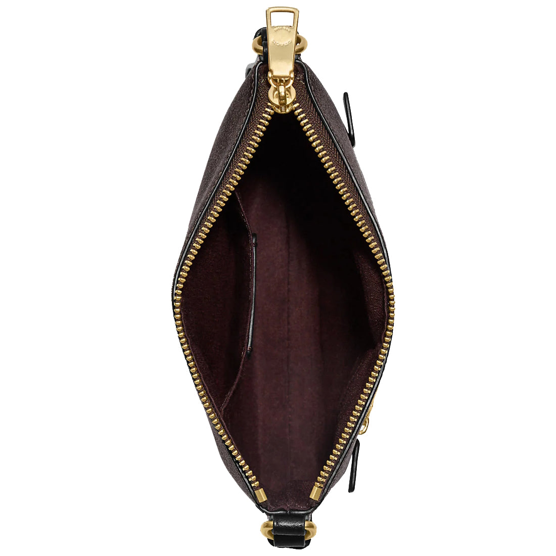 Coach Mini Rowan File Bag In Signature Canvas in Brown/ Black CF340 ...