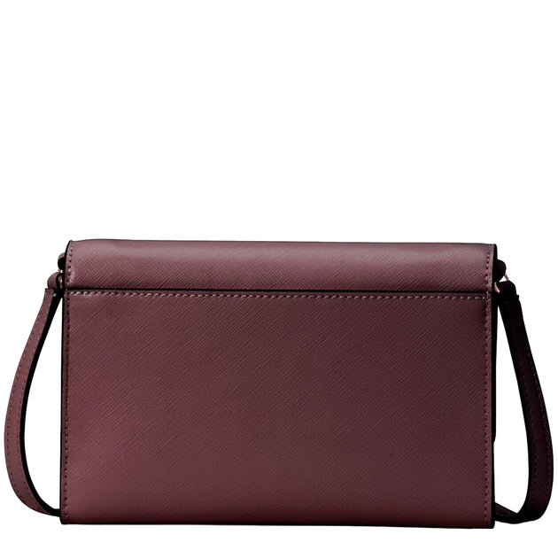 Kate Spade Perry Leather Crossbody Bag in Deep Berry k8709 ...